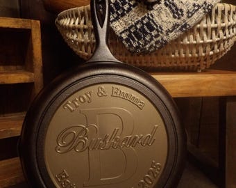 RARE! Erie #8 Spider Logo Cast Iron Griswold Skillet - Etsy