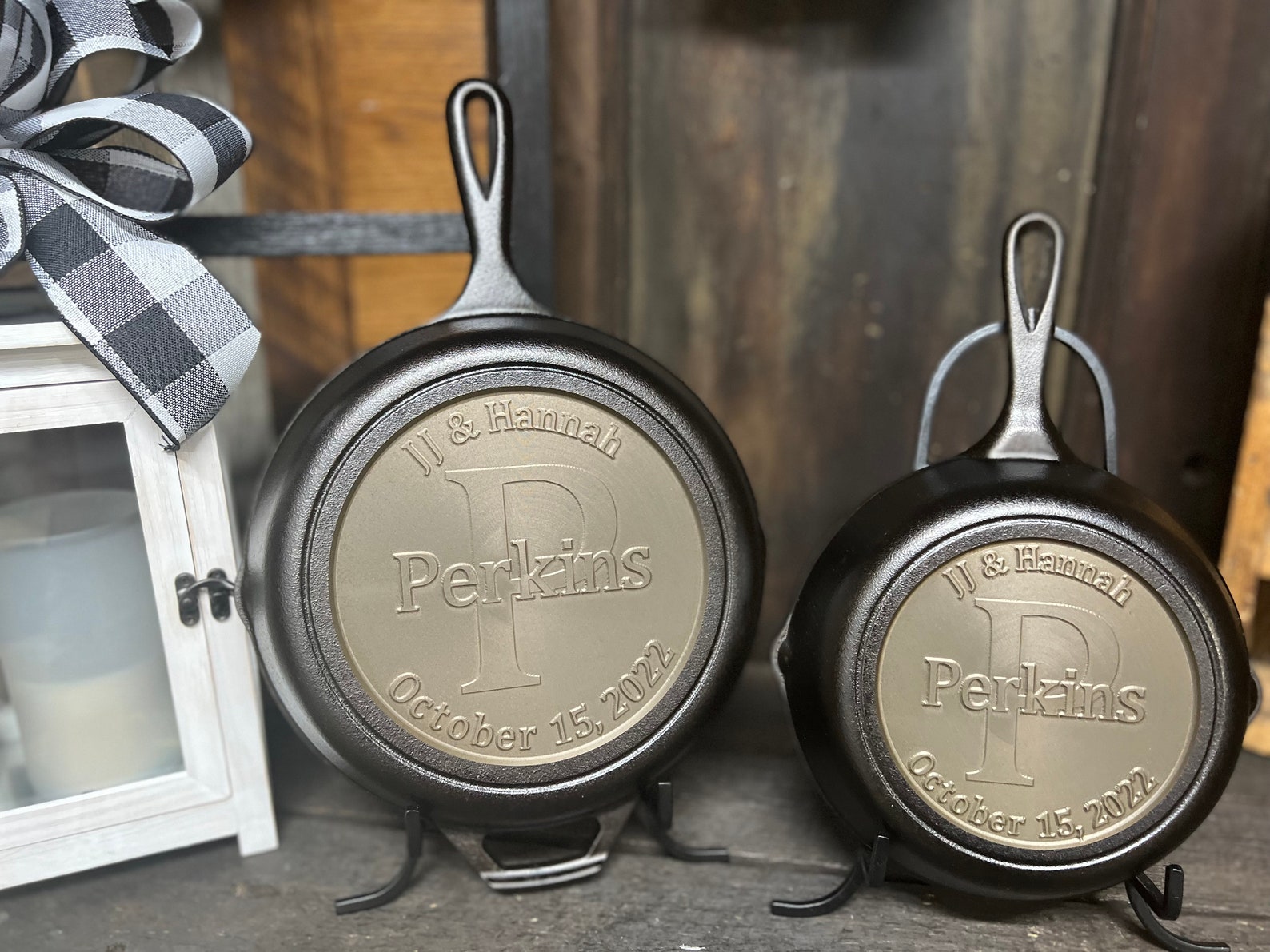 Personalized/custom Cast Iron Skillet - Etsy
