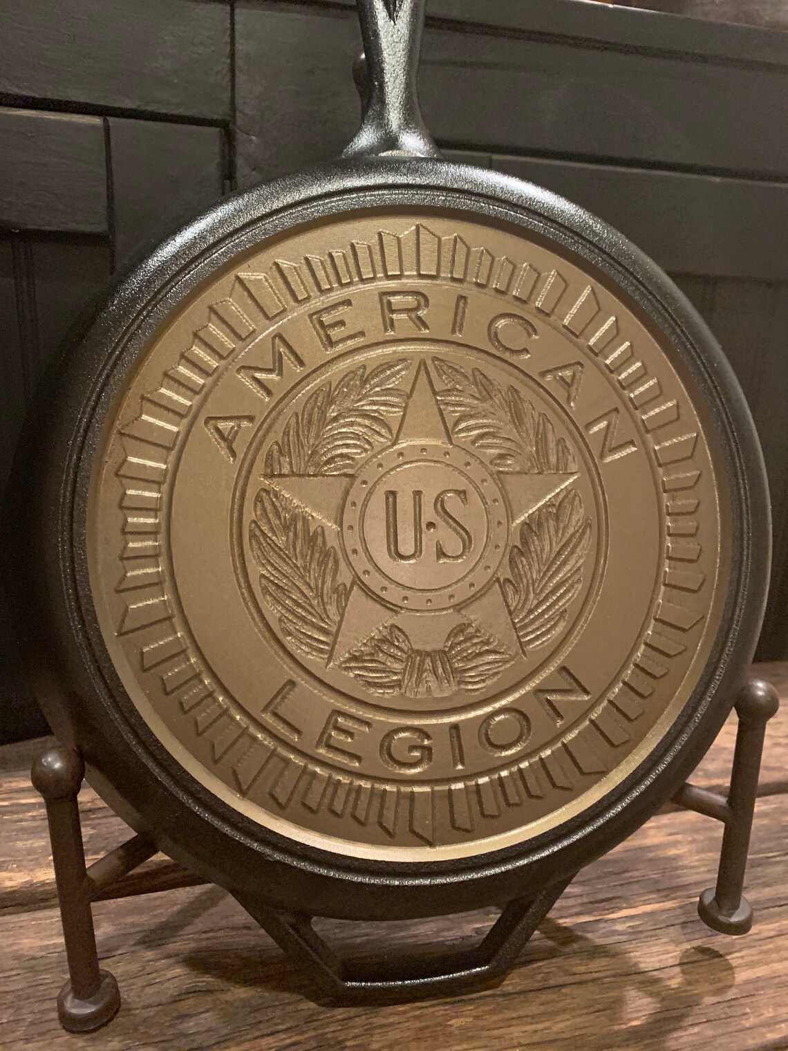 Military Customized Cast Iron Skillet - Etsy