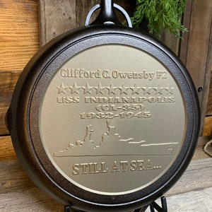 Military Customized Cast Iron Skillet - Etsy