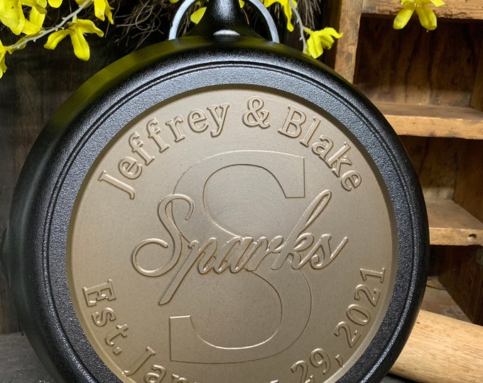 RARE Griswold 2 Large Block Logo Cast Iron Skillet - Etsy