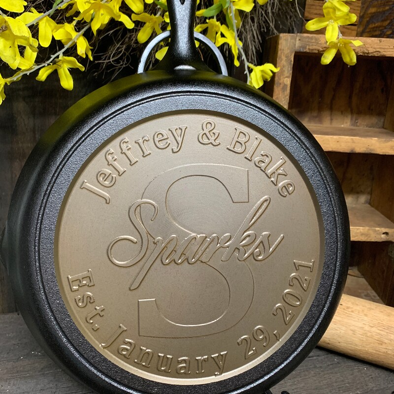 Cast Iron Skillet - Etsy