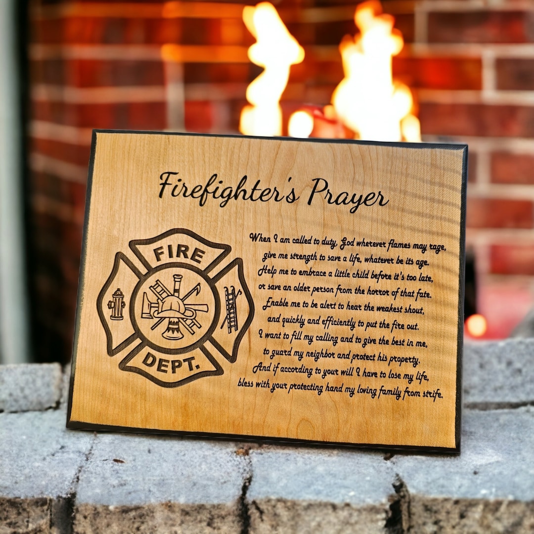 Fireman Prayer - Etsy