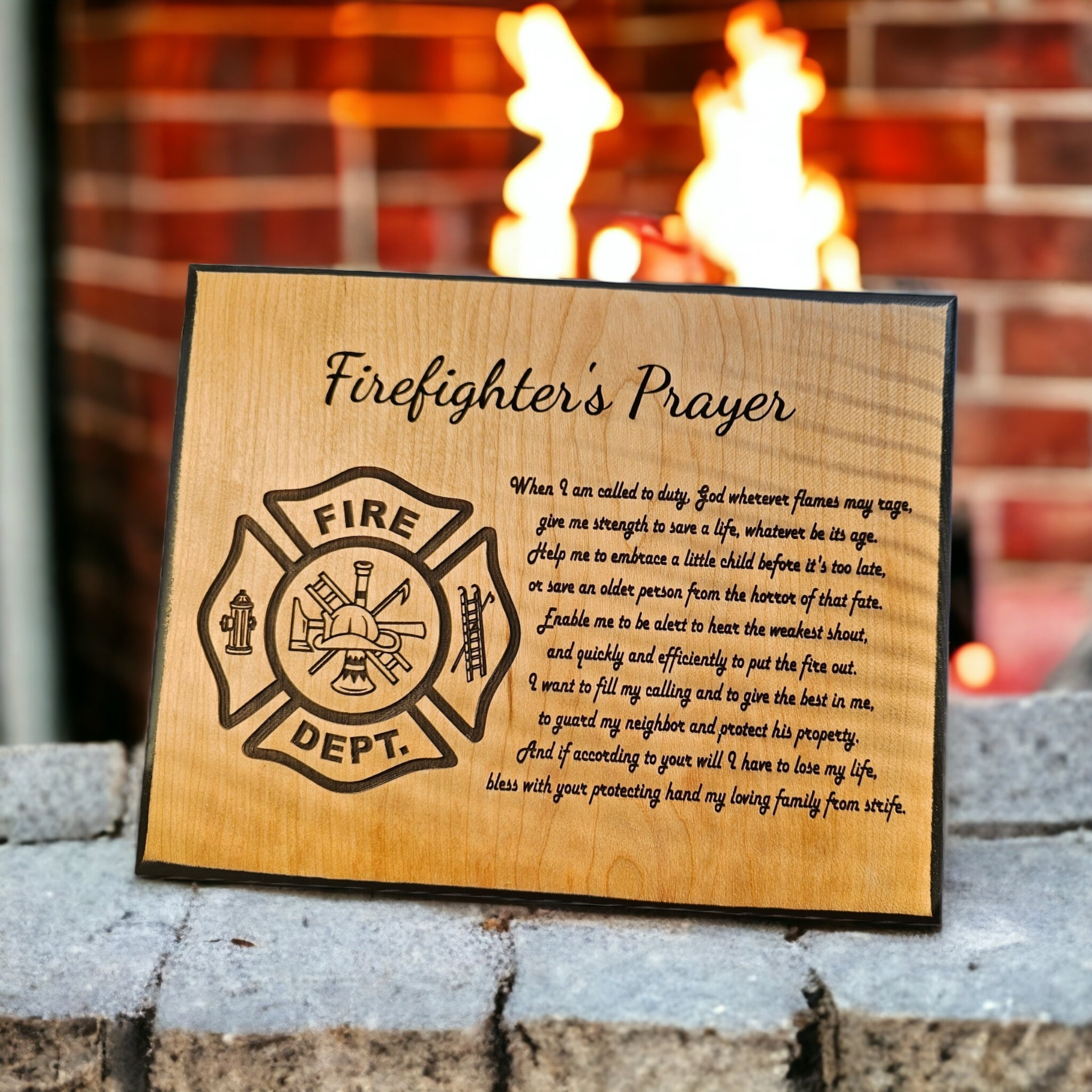 Fireman Prayer - Etsy