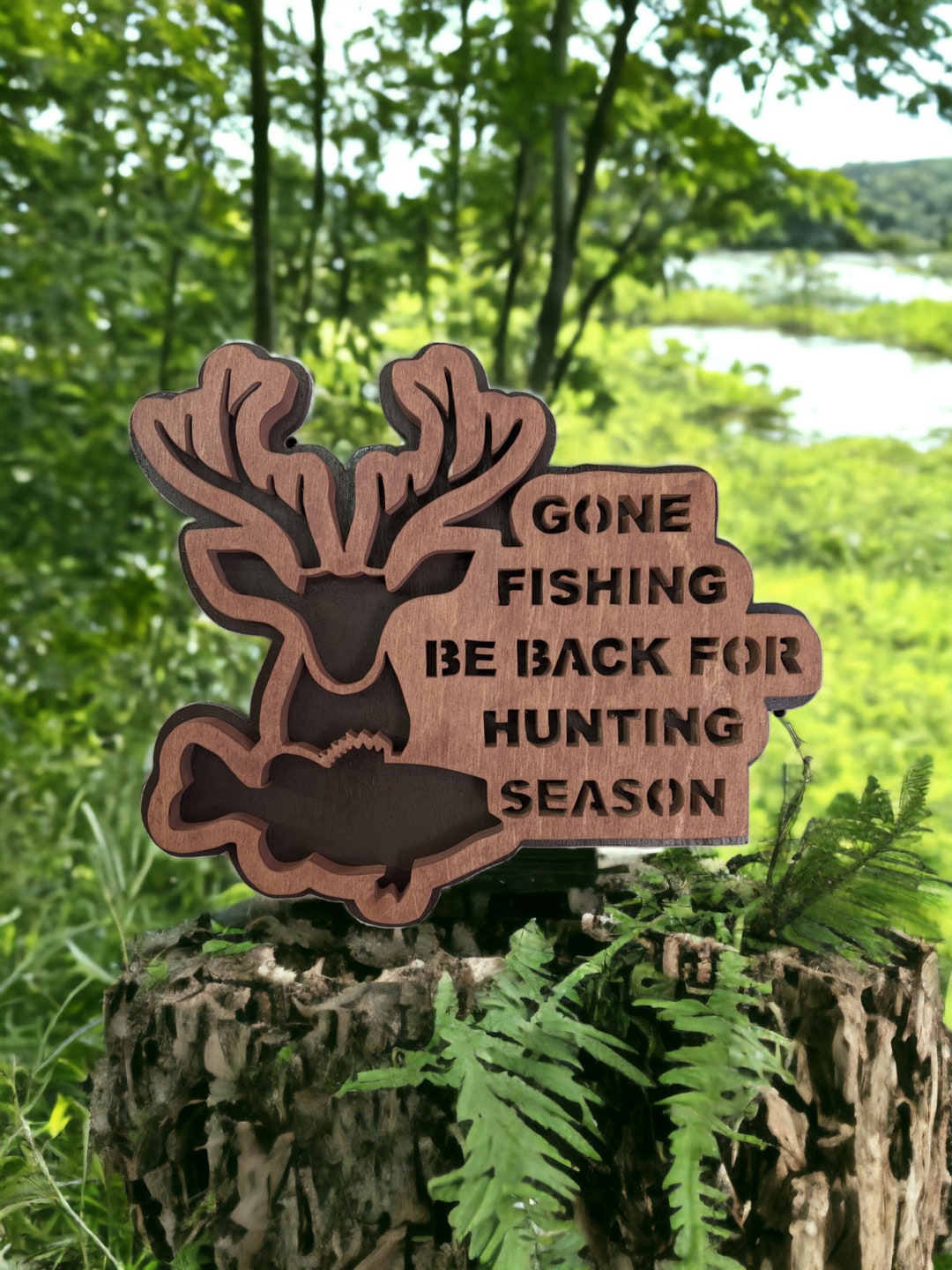 Hunting and Fishing Sign/ Hunting/ Fishing/ Hunt/ Fish/ Deer/ Hunter ...