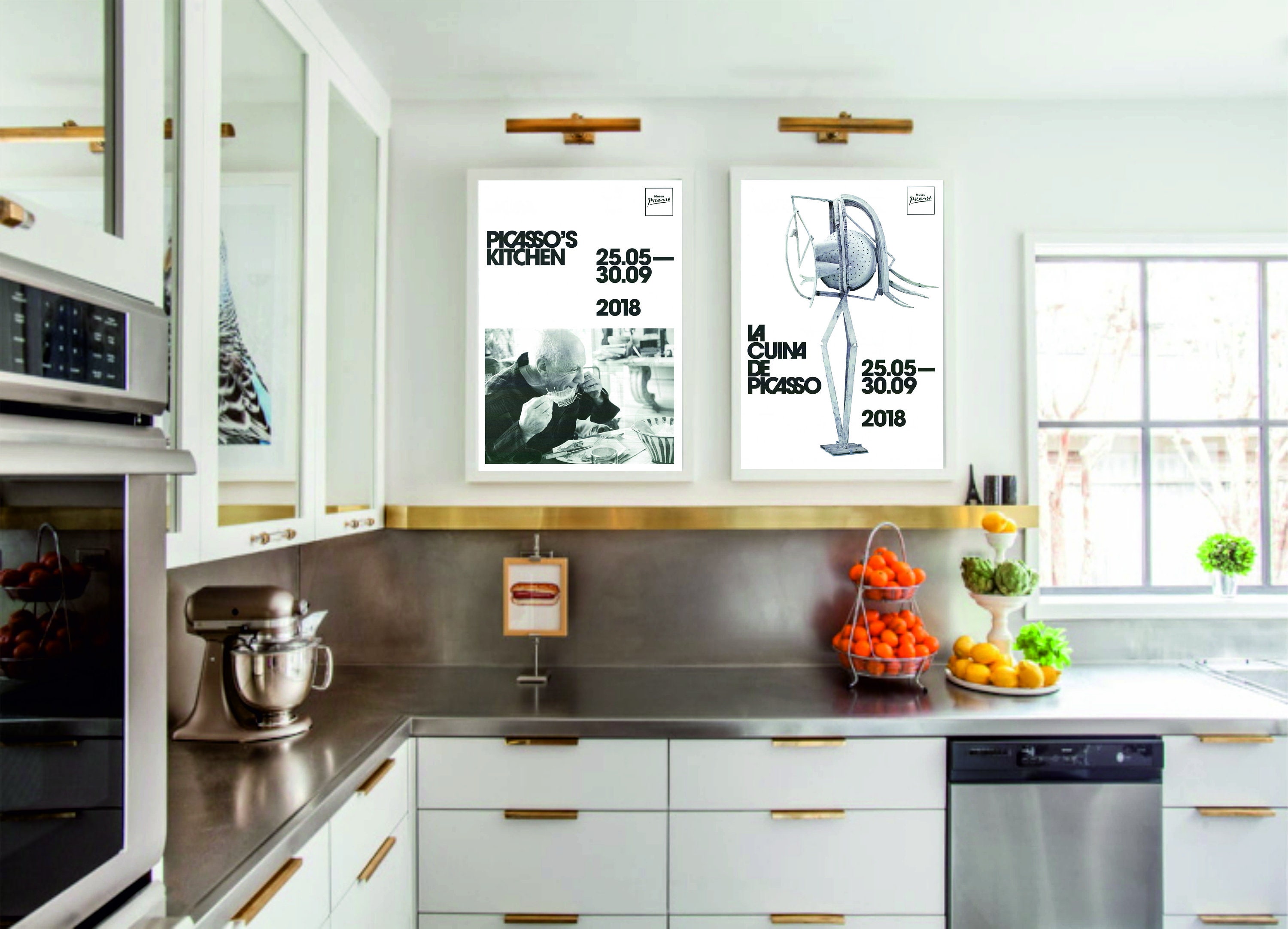 Pablo Picasso and Picasso's Kitchen Vintage Retro Art - Etsy