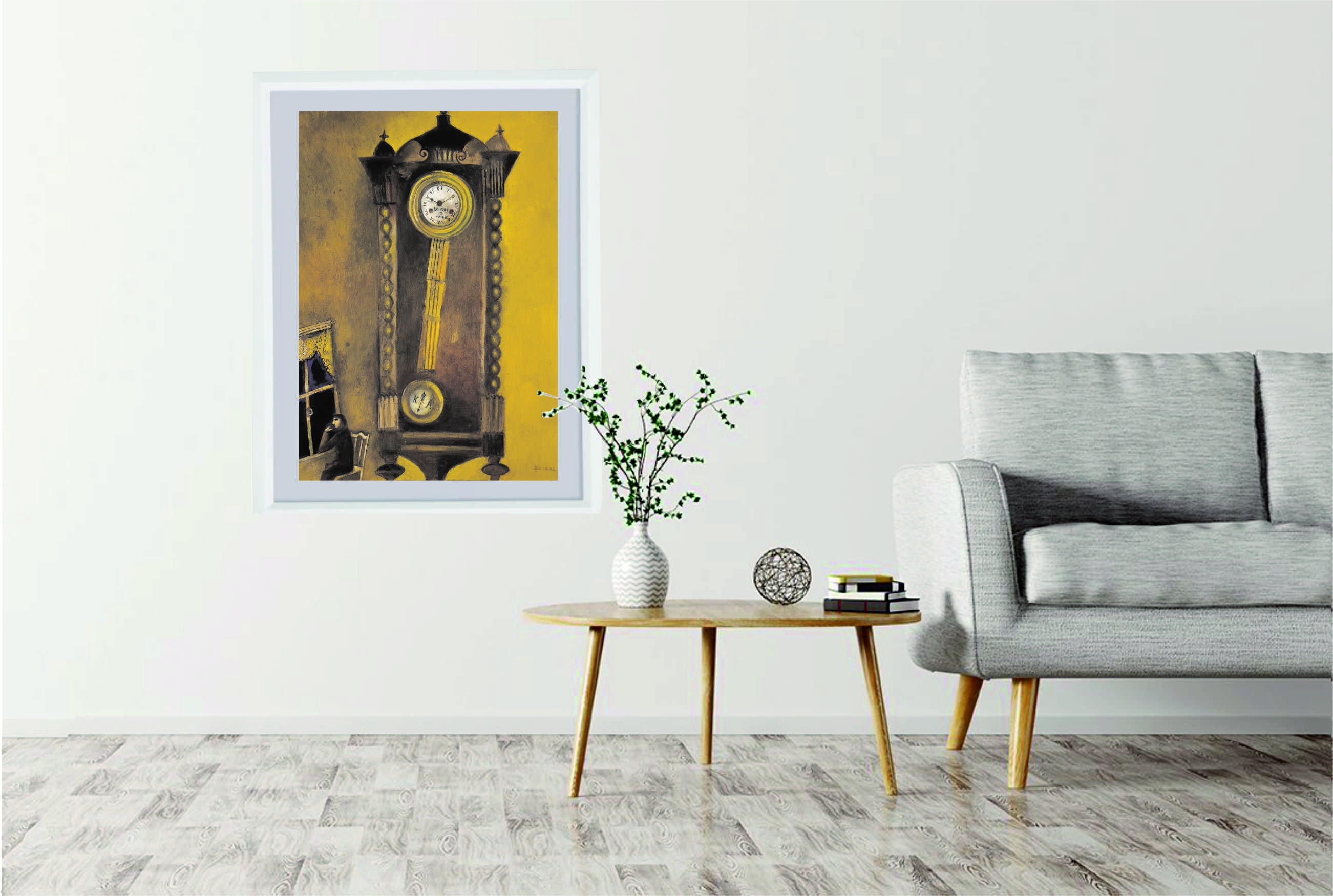 Marc Chagall the Clock Wall Art Masterpiece Print High Resolution Fine ...