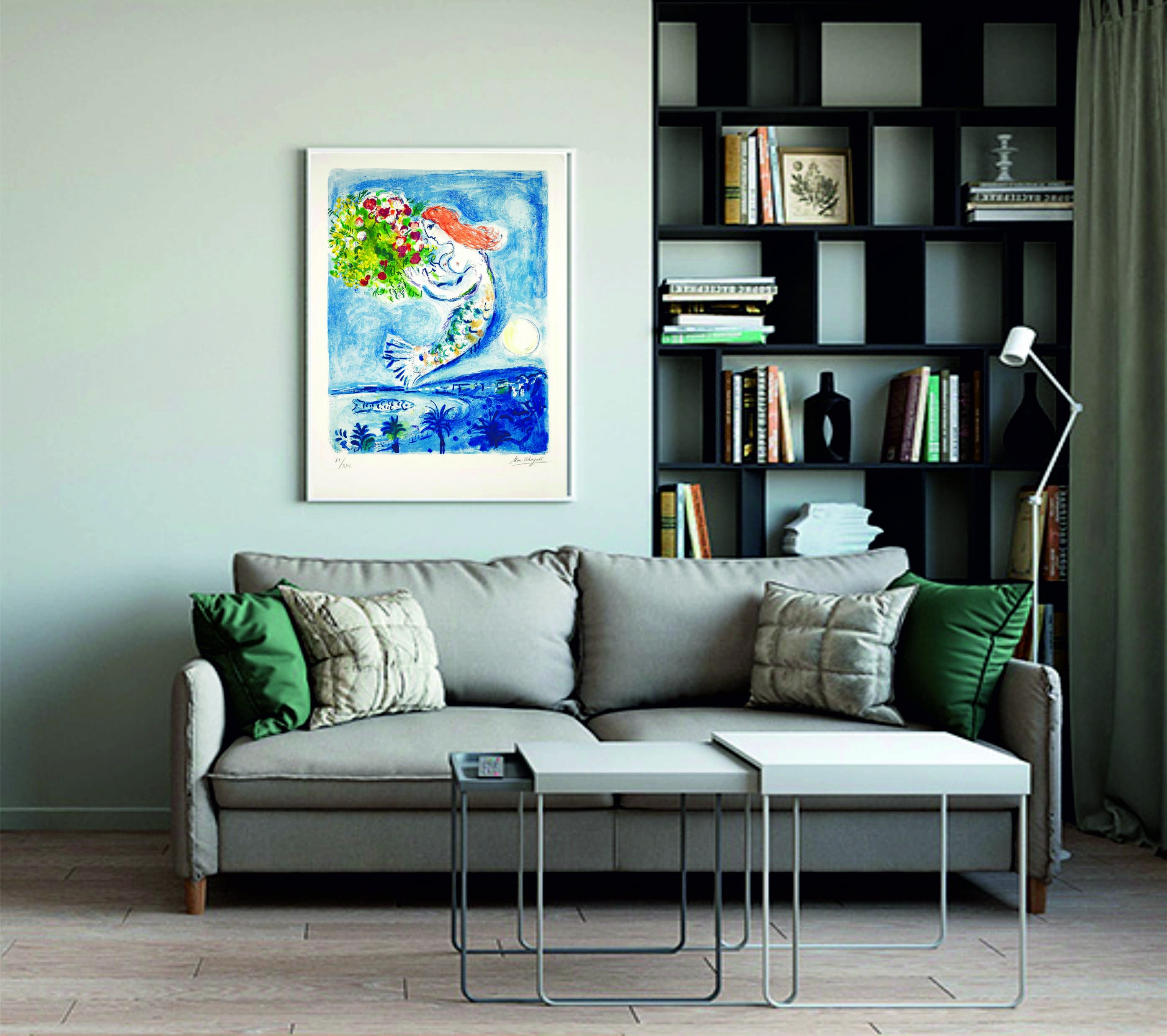 Marc Chagall La Baie Des Anges Wall Art Masterpiece Print High ...