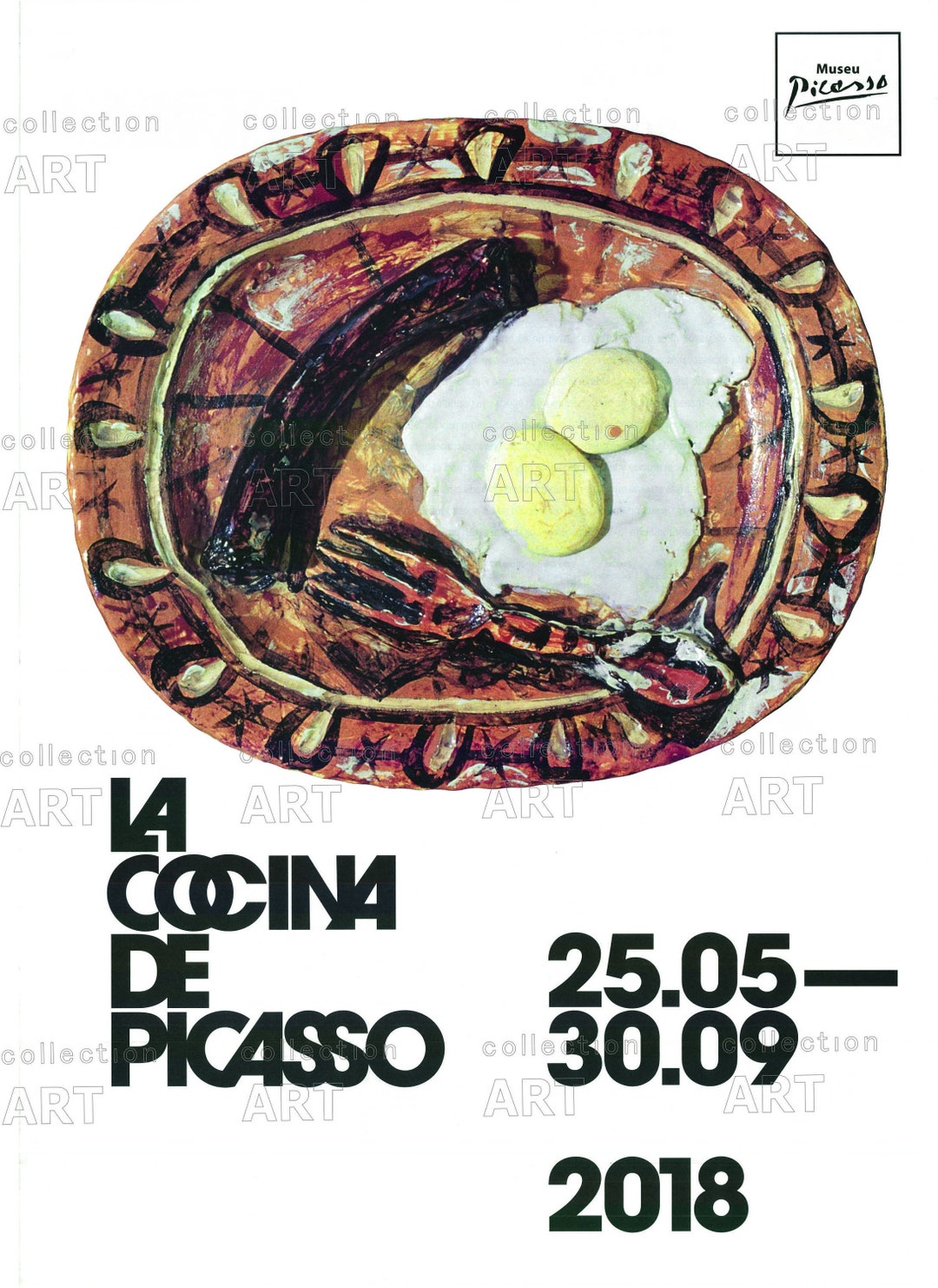 Pablo Picasso and Picasso's Kitchen Vintage Retro Art Posters Wall Art ...