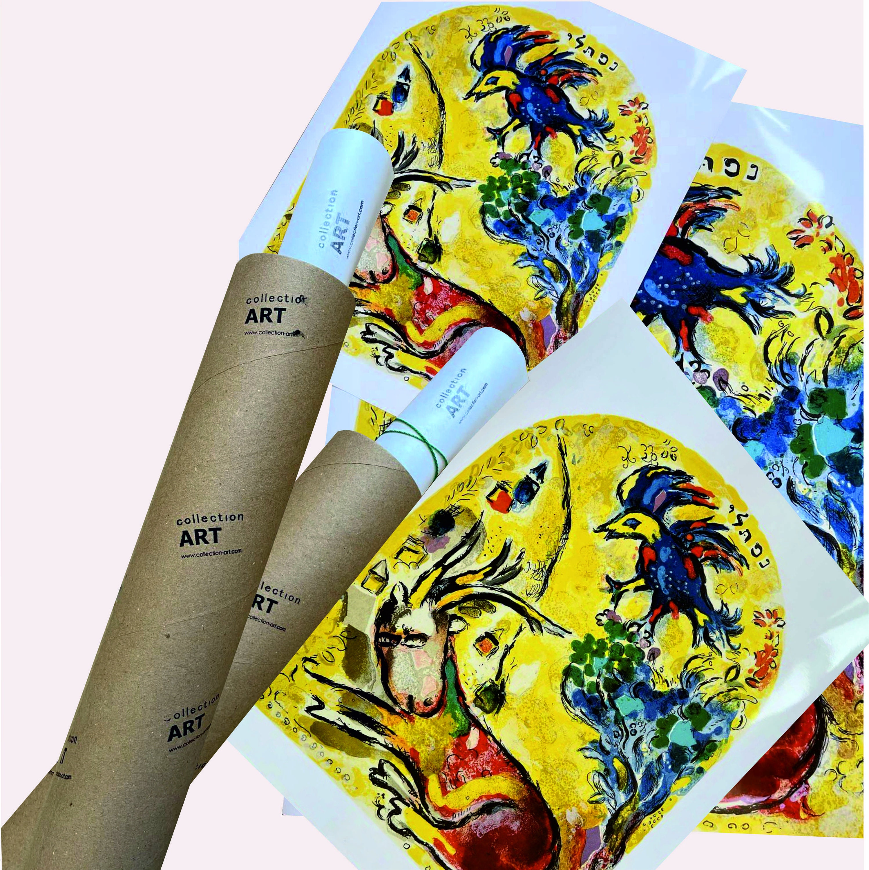 Marc Chagall Over the Town Wall Art Masterpiece Print High Resolution ...
