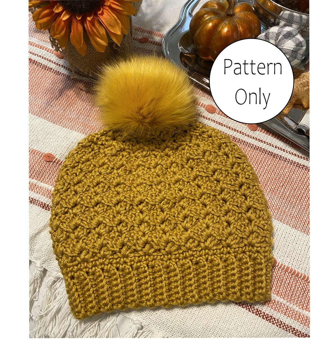 Sea Shell Jiffy Stitch Hat - Etsy