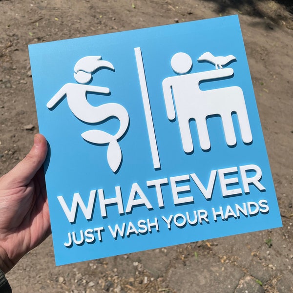 Whatever Sign - Etsy