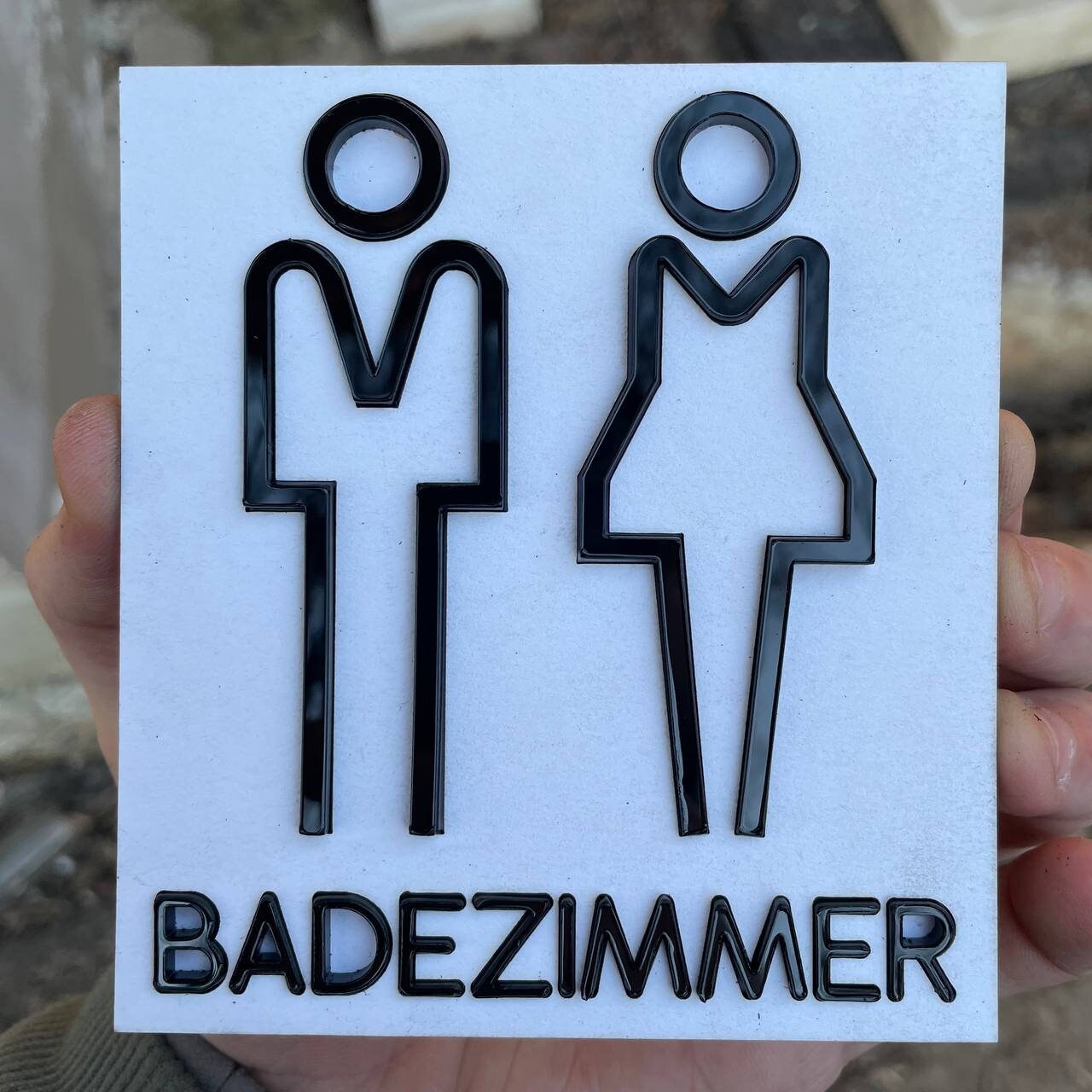 Restroom Sign Toilet Sign WC Sign Men's Room Sign - Etsy Polska