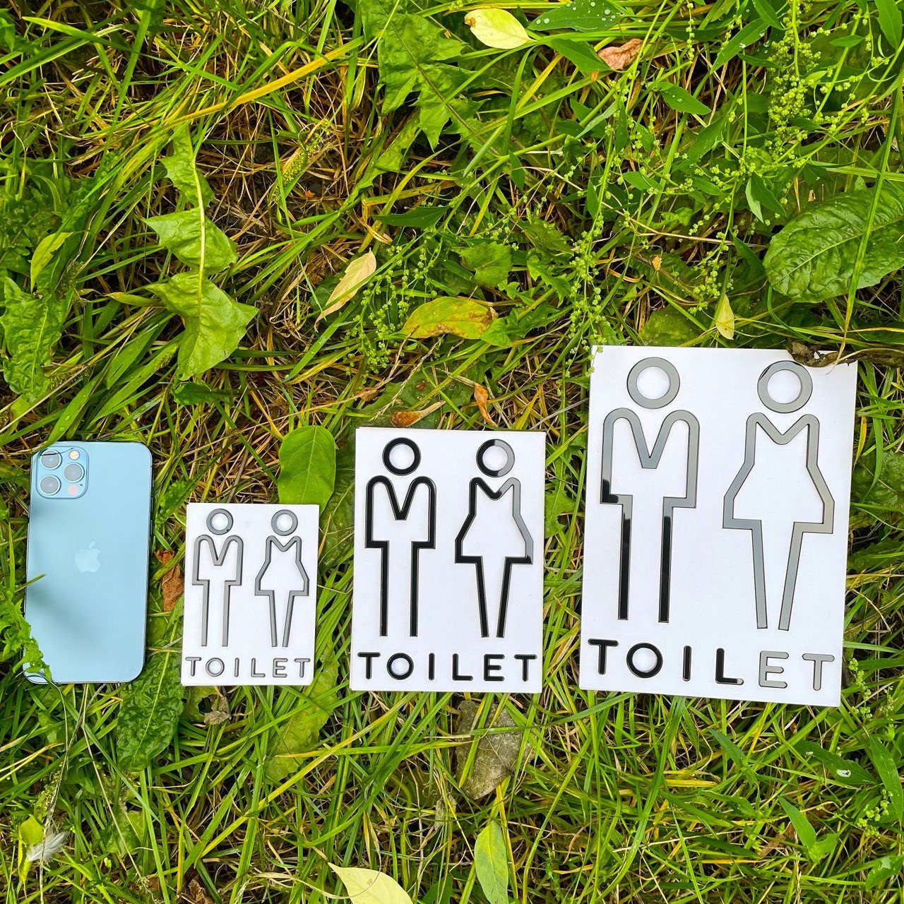 Gold Toilet Sign Restroom Sign WC Sign - Etsy