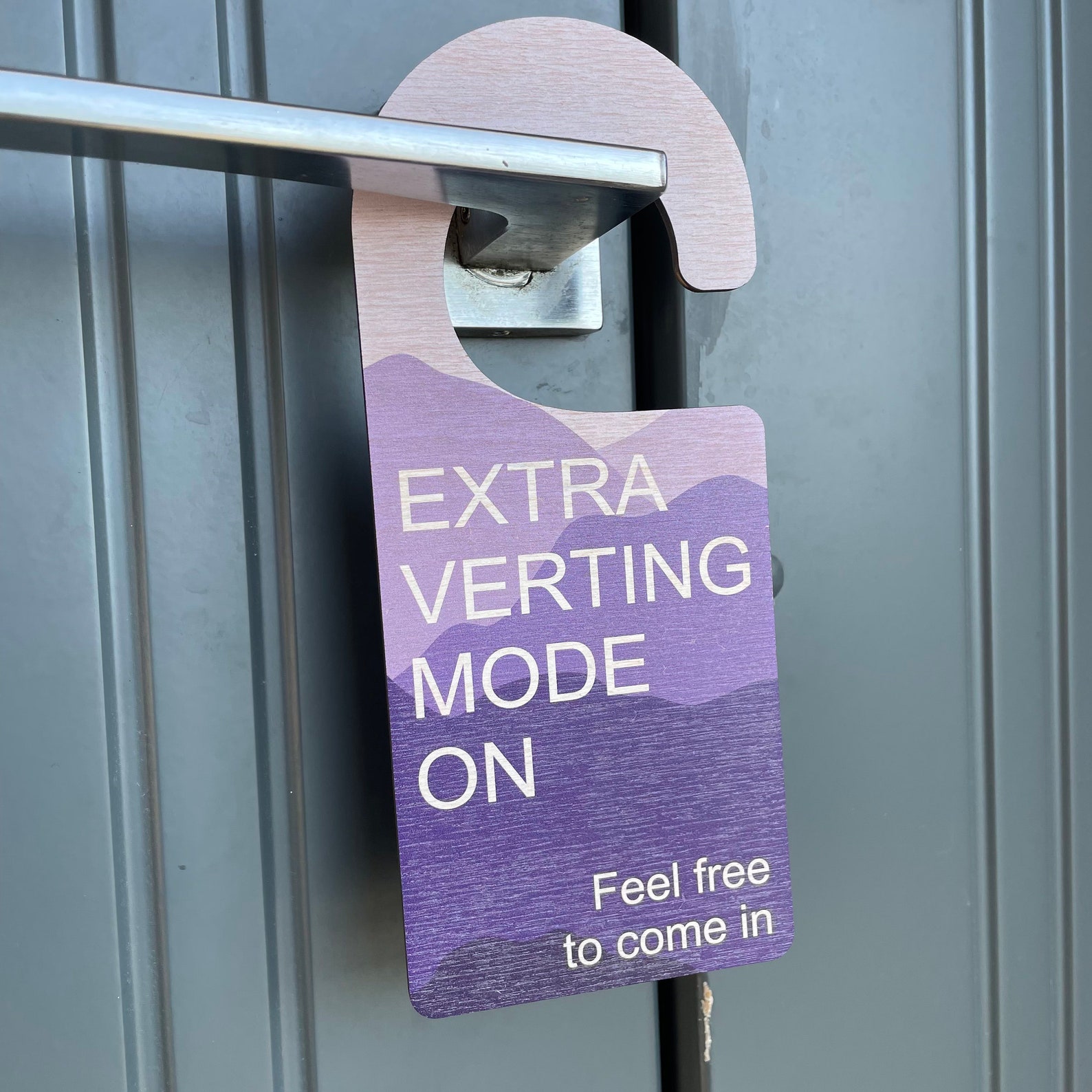 Custom Door Handle Hanger - Custom Door Knob Hanger - Do Not Disturb ...