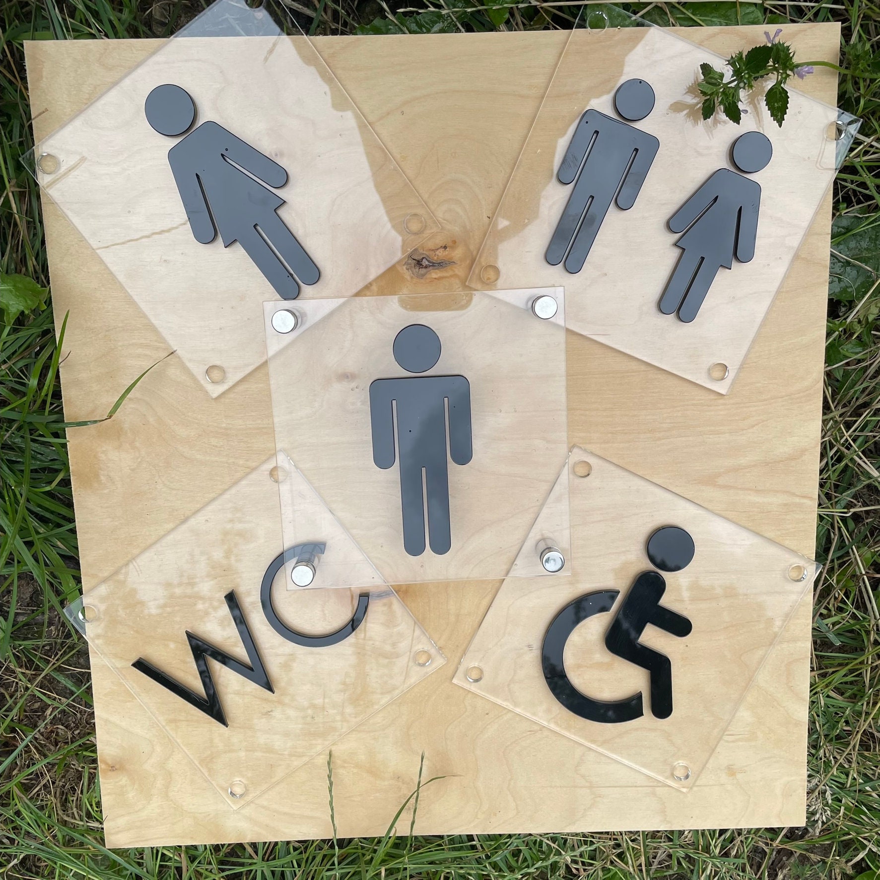 Restroom Sign Toilet Sign WC Sign Men's Room Sign - Etsy Canada