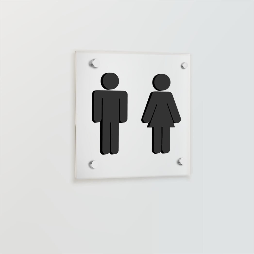 Restroom Sign Toilet Sign WC Sign Men's Room Sign - Etsy UK
