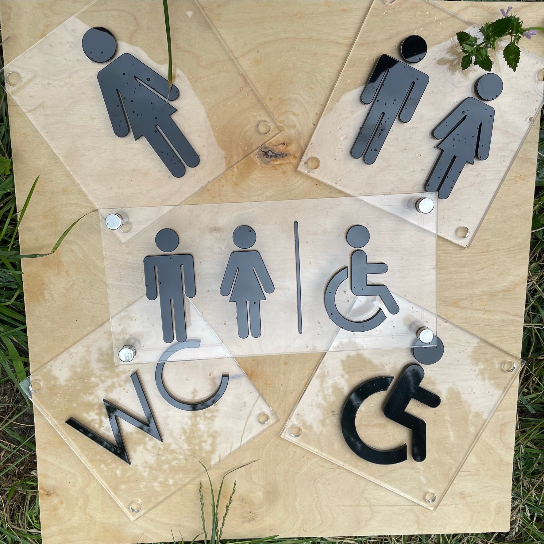 Restroom Sign Toilet Sign WC Sign Men's Room Sign - Etsy