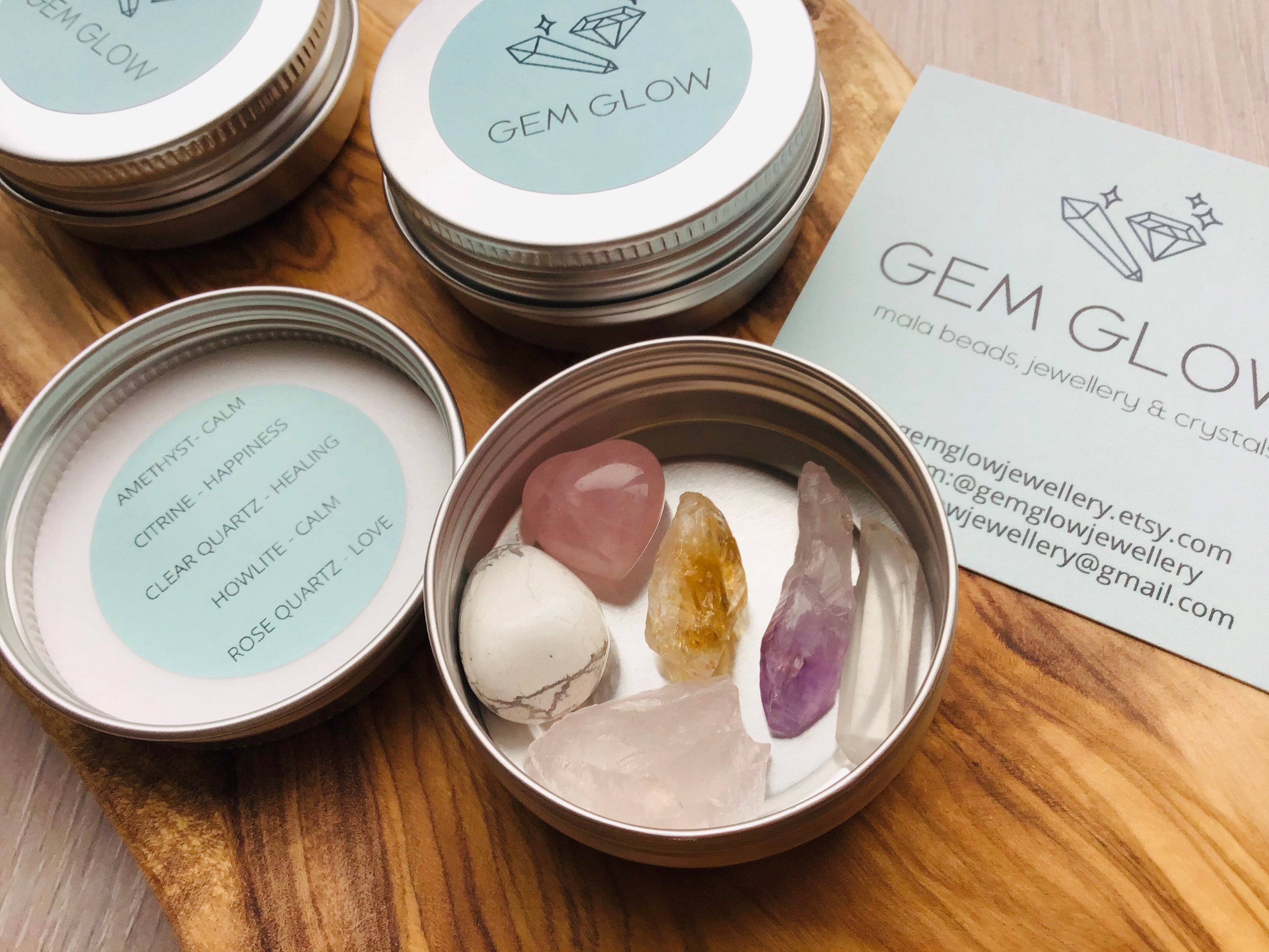 Crystals Crystals Set MINI Pocket Crystals Set | Etsy