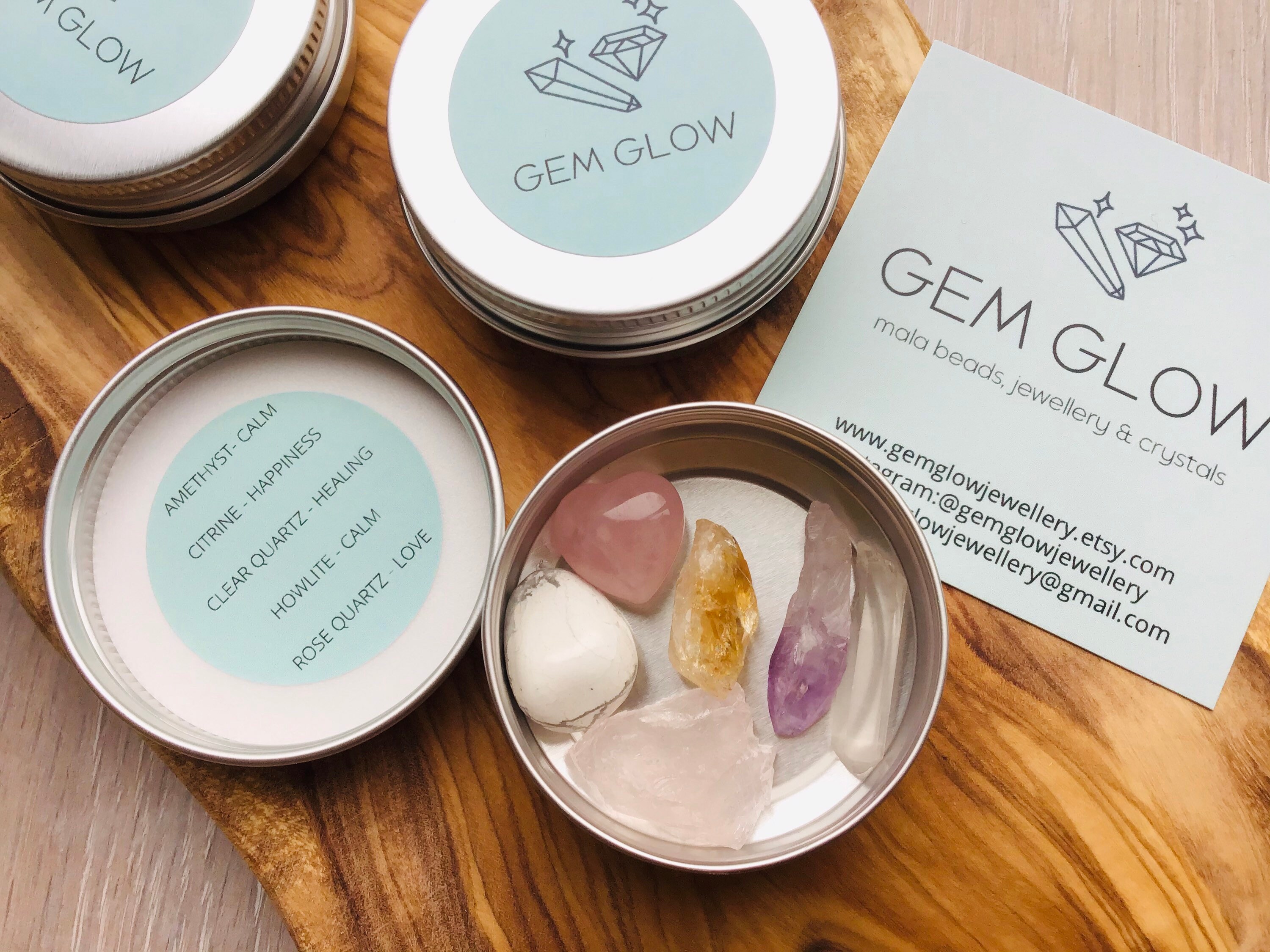 Crystals Crystals Set MINI Pocket Crystals Set | Etsy