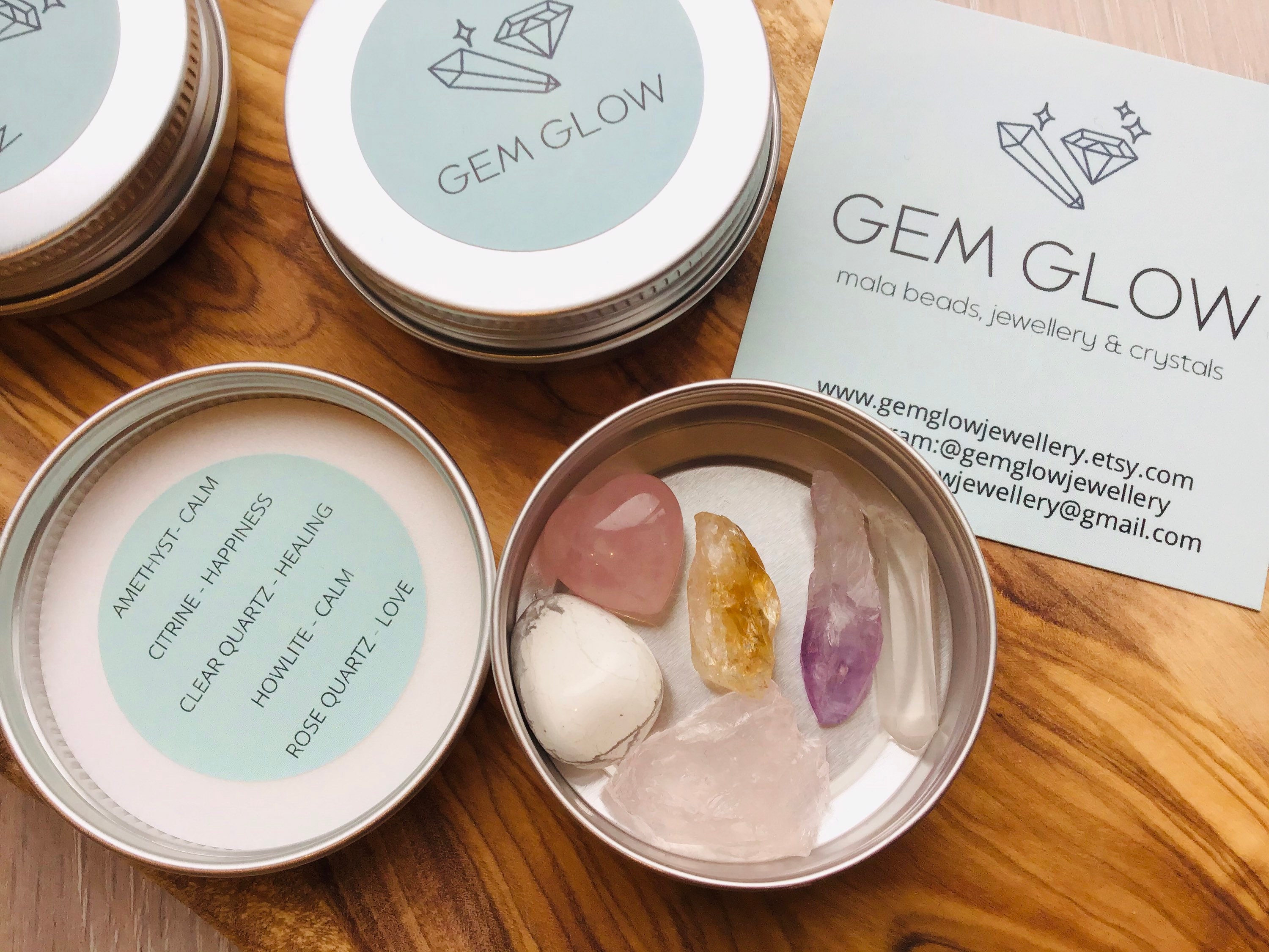 Crystals Crystals Set MINI Pocket Crystals Set | Etsy