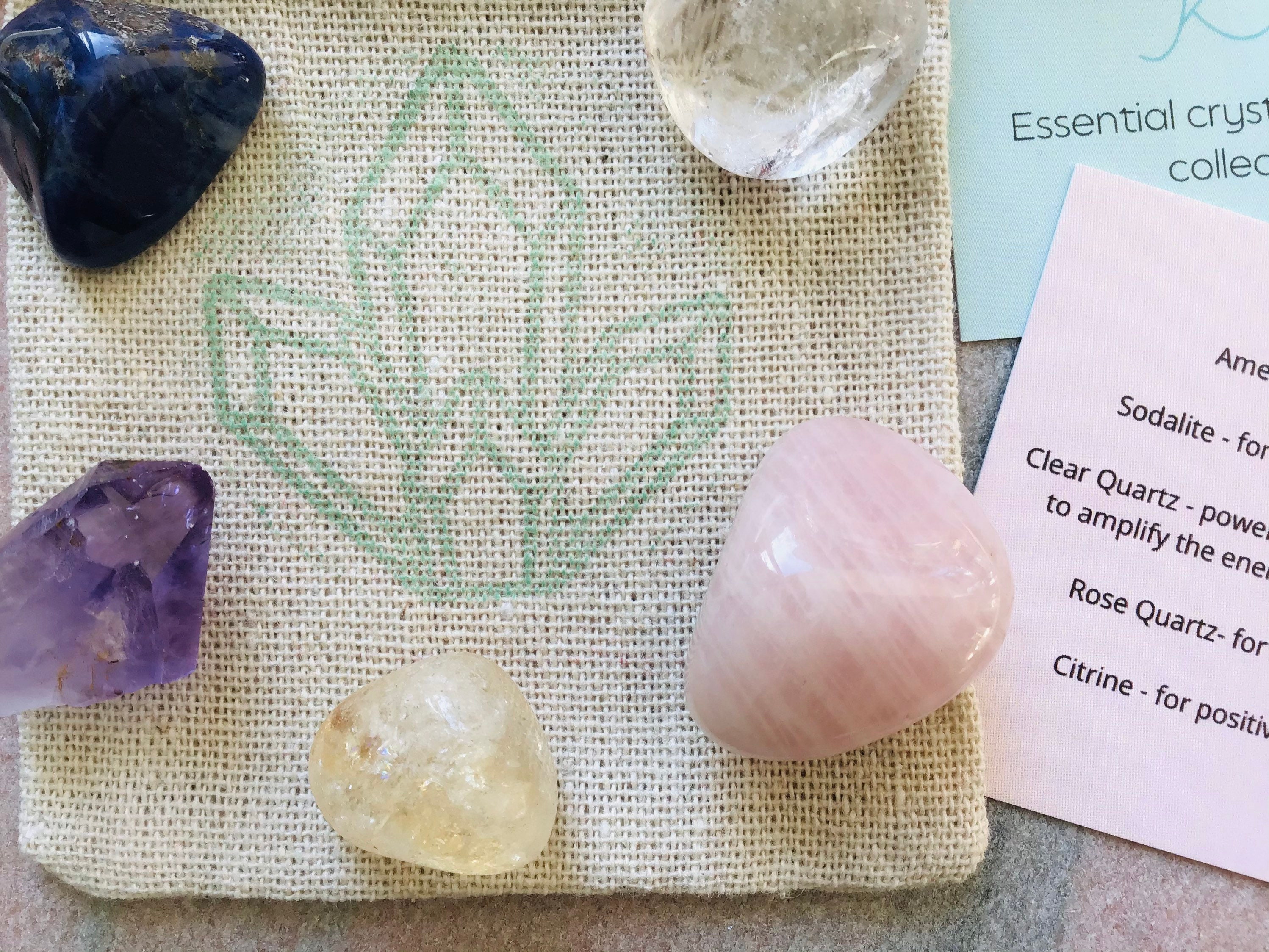 Healing Crystals Set STARTER KIT Crystals Gift Set | Etsy UK