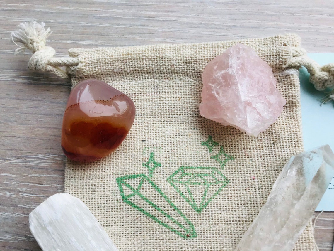 Crystal Set for Cancer Zodiac Healing Crystals Kit CANCER | Etsy