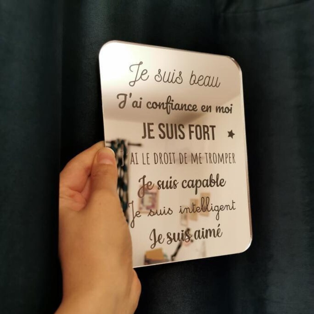 Self-confidence Mirror - Etsy