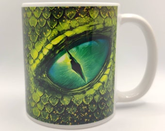 Green Dragon Mug | Etsy