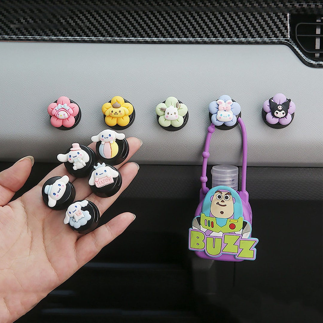 4/5pcs Kawaii Car Hooks Car Accessories Cute Car Seat Hooks - Etsy Hong ...