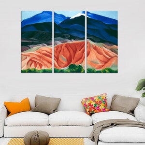 Georgia O'keeffe Black Mesa Landscape Reproduction Wall Art Nature ...