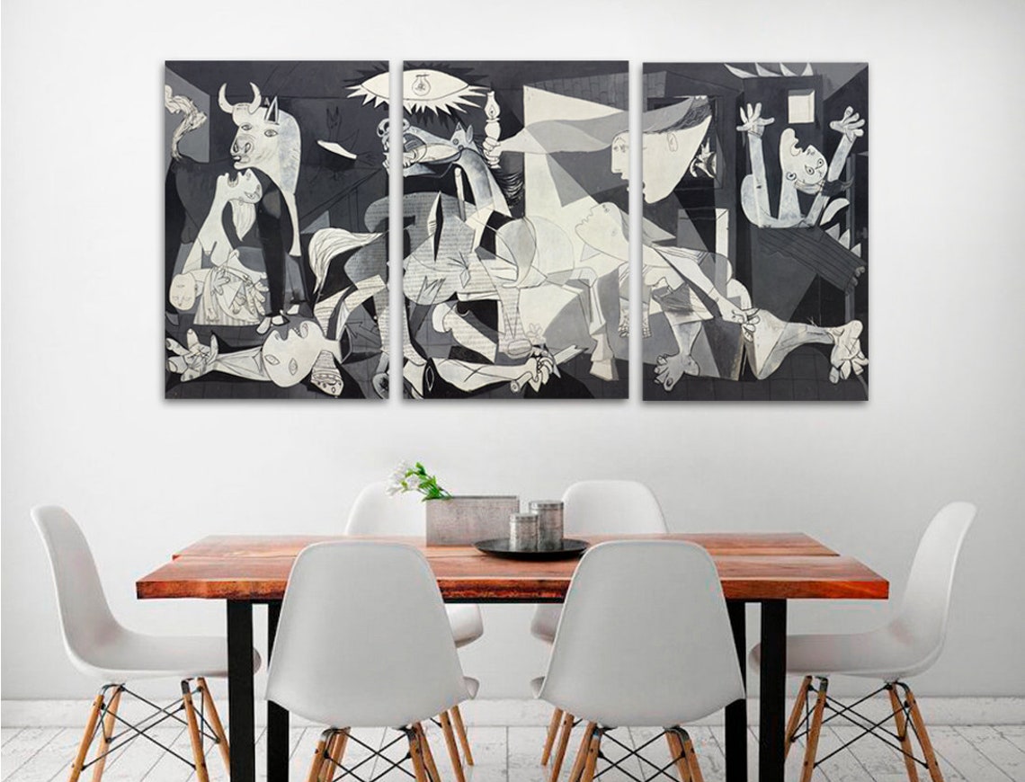 Reproduction Print Guernica by Picasso Wall Art Home Office - Etsy