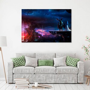World of Warcraft Print Wow Game Poster Fantasy Art Video Games Trendy ...