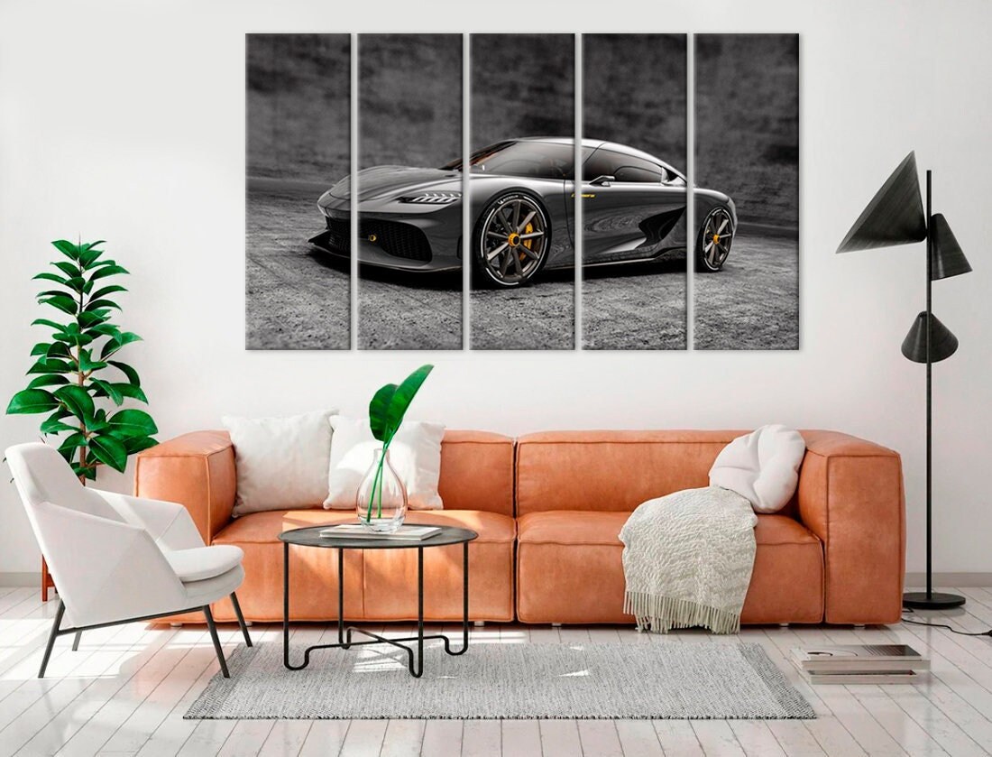 Super Car Wall Decor Koenigsegg Gemera Large Wall Art Car Canvas Prints ...