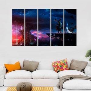 World of Warcraft Print Wow Game Poster Fantasy Art Video Games Trendy ...