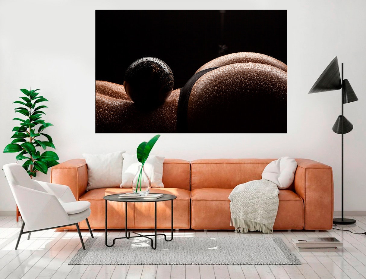 Woman Silhouette Wall Art Sexy Woman Large Wall Decor Female Etsy