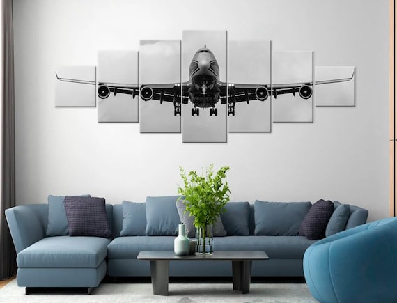 Vintage Airplane Wall Art