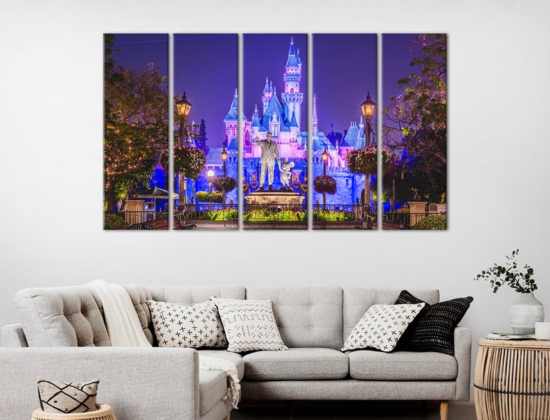 Cinderella Castle Disneyland Photo Cartoon Game Movie Wall Art - Etsy
