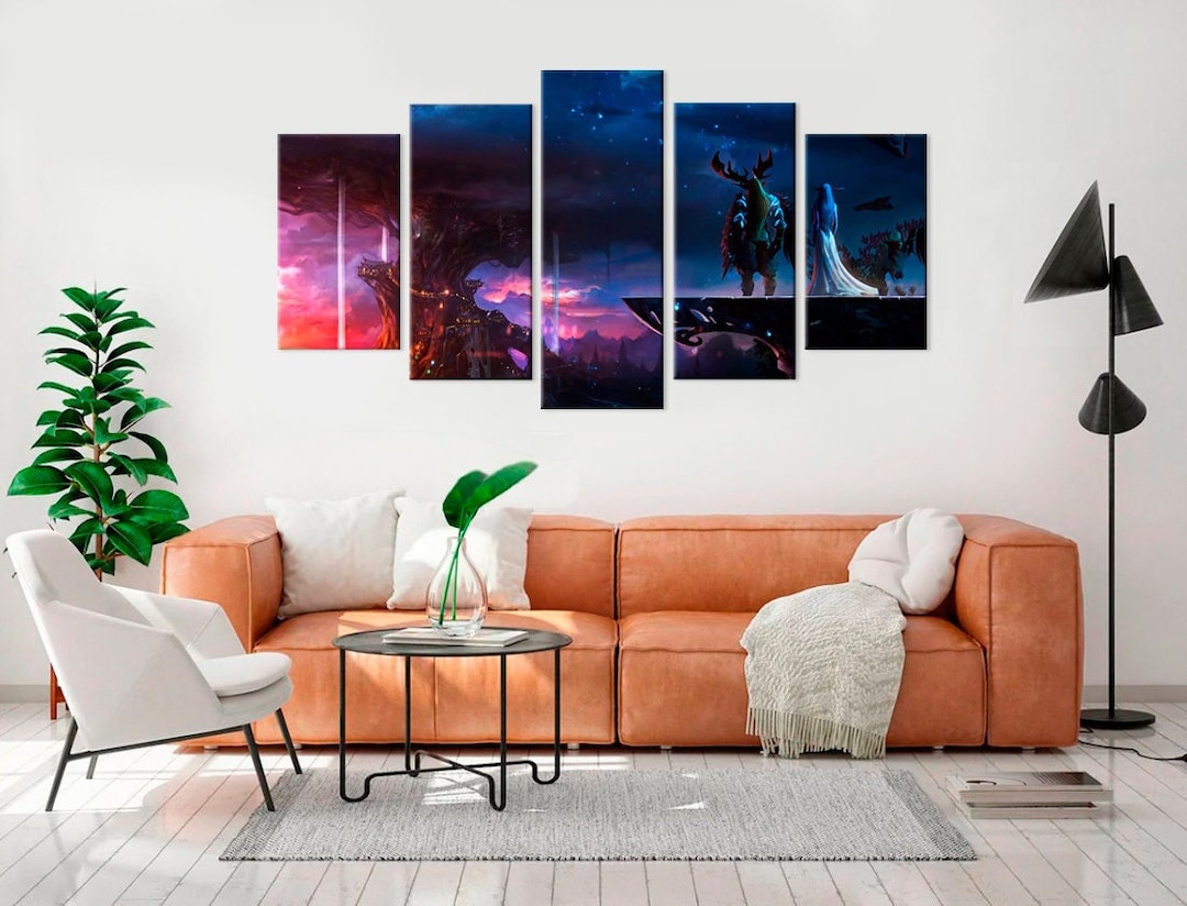 World of Warcraft Print Wow Game Poster Fantasy Art Video Games Trendy ...