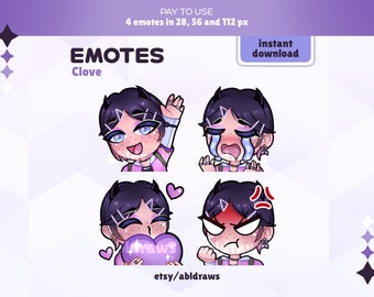 Valorant Clove Emotes / Twitch & Discord - Etsy