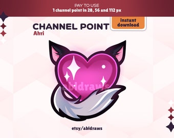 Ahri Channel Point | League of Legends | Channel Point for Twitch! - Etsy