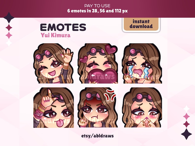 Yui Emotes | Dead by Daylight | Emotes for Twitch, Youtube and Discord ...