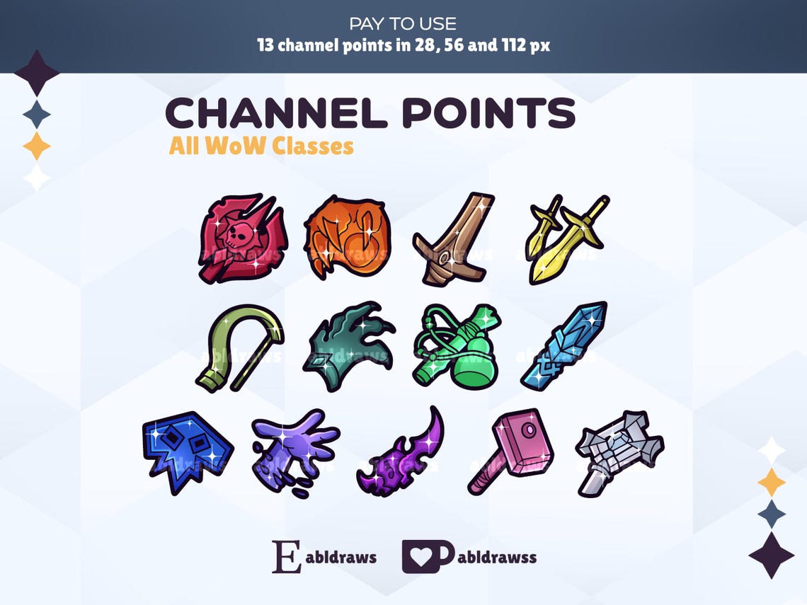 Wow Class Channel Points | World of Warcraft | Channel Points for ...
