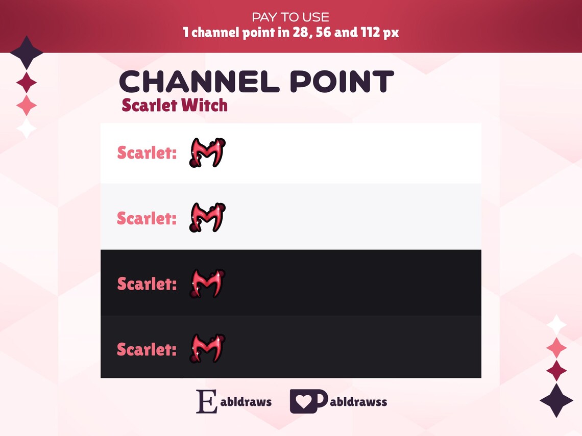 Scarlet Witch Channel Point | Marvel Rivals | Channel Point for Twitch ...