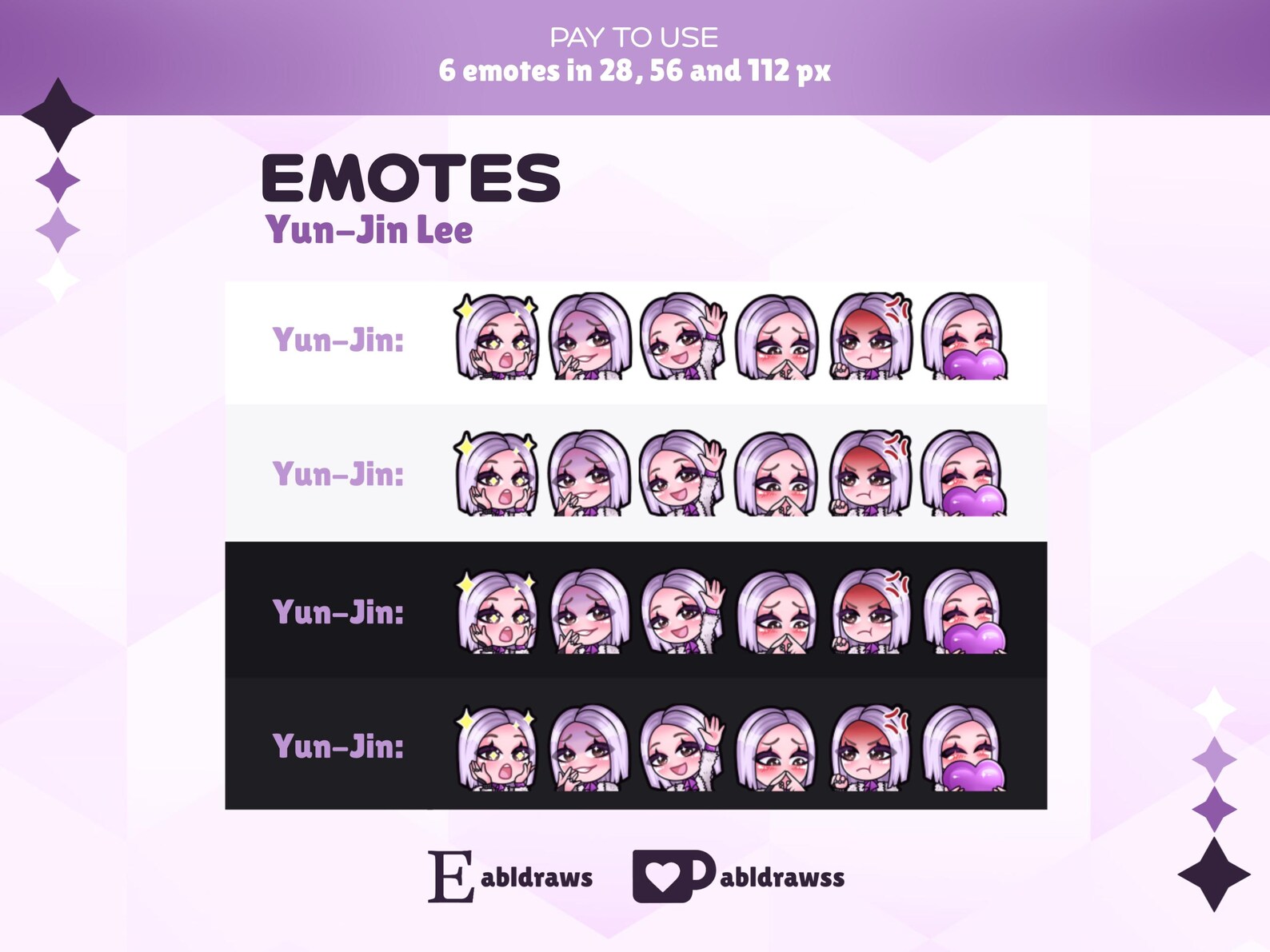 Yun-jin Emotes | Dead by Daylight | Emotes for Twitch, Youtube and ...