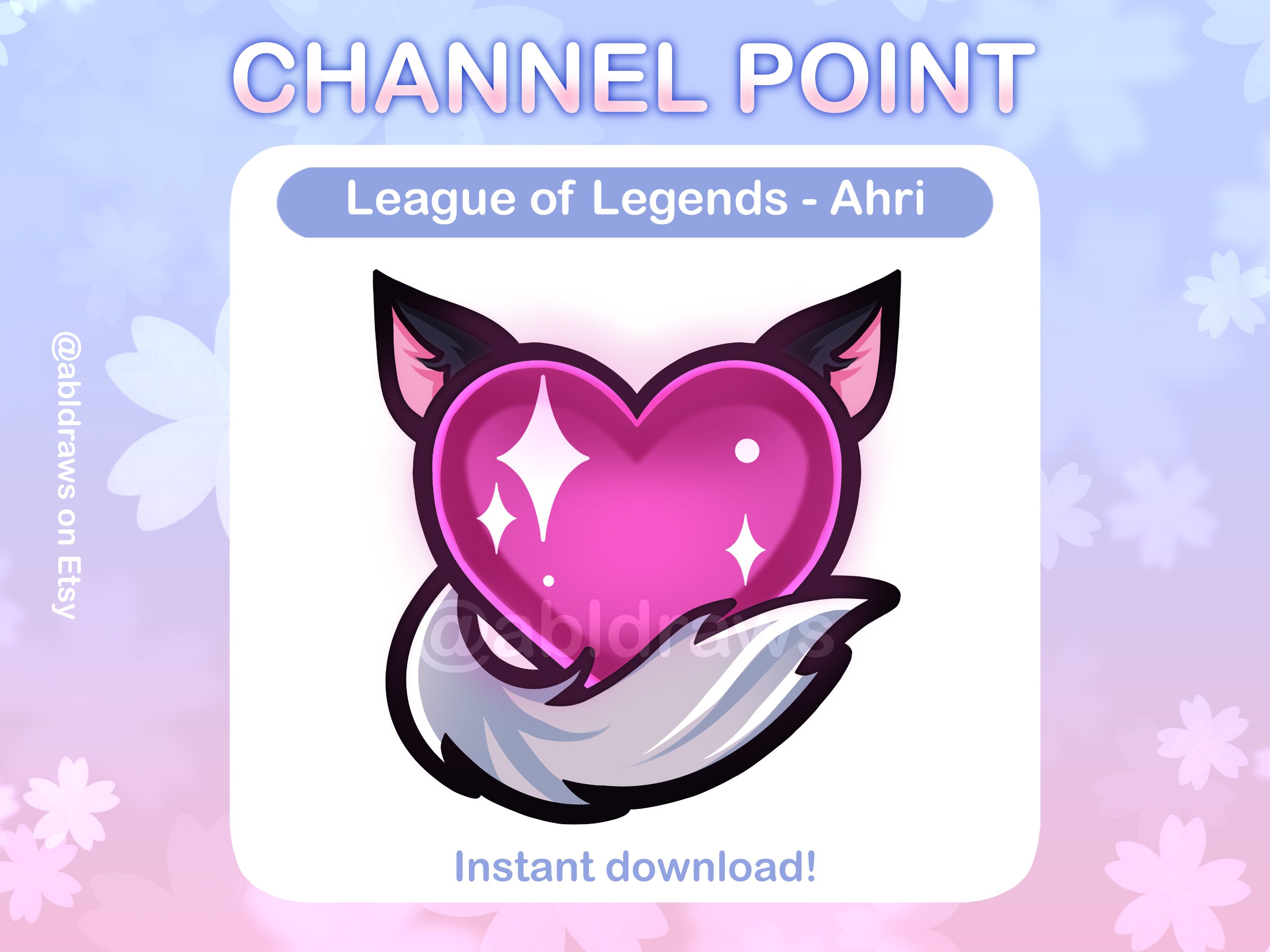 Ahri Emotes League of Legends Emotes for Twitch, Youtube and Discord - Etsy