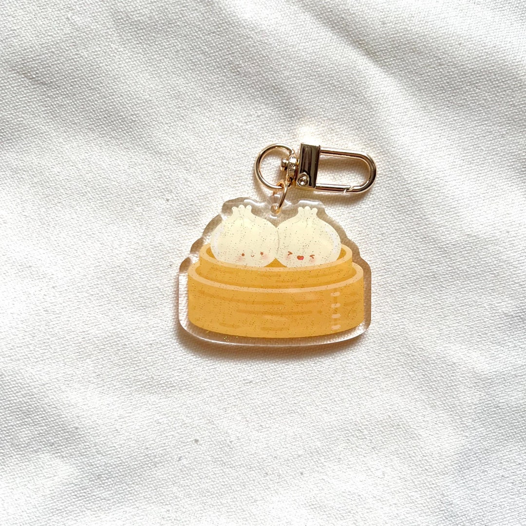 XLB Keychain Xiao Long Bao, Soup Dumpling, Asian Food, Cute Keychains ...