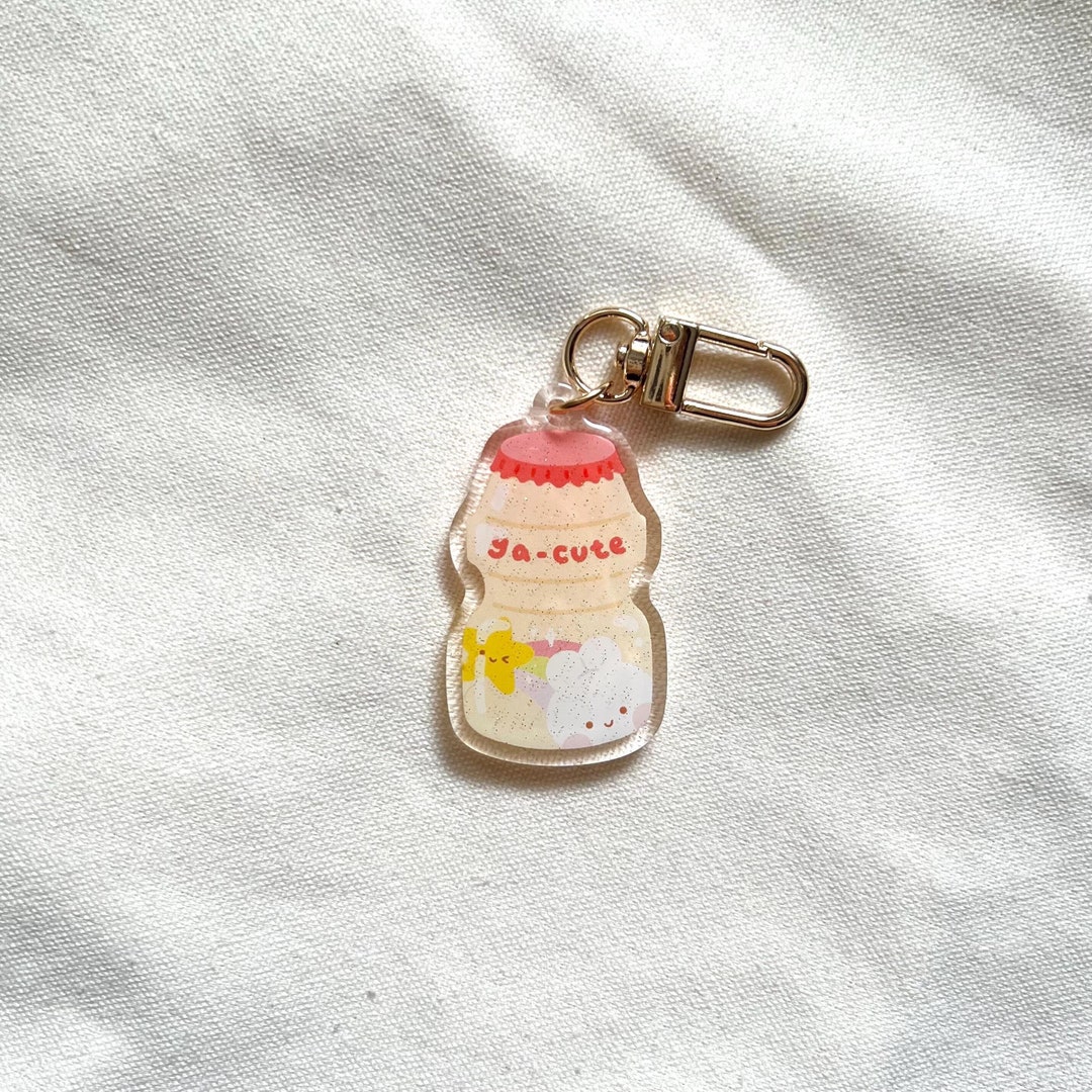 Ya-cute Keychain | Yakult, Asian Snacks, Cute Keychains, Kawaii ...