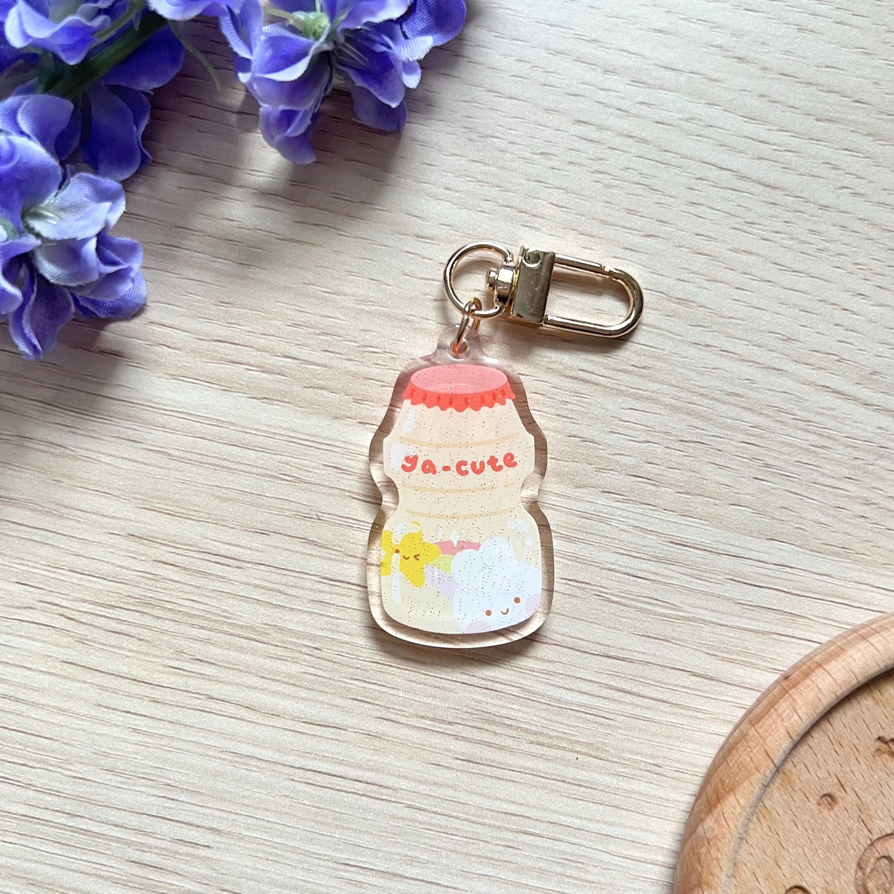 Ya-cute Keychain | Yakult, Asian Snacks, Cute Keychains, Kawaii ...