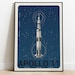 Apollo 11 Poster: NASA Moon Landing Wall Art, Bauhaus Style - Etsy